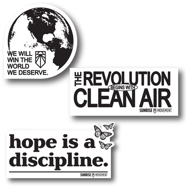New 2" Die Cut Stickers Pack – Sunrise Movement